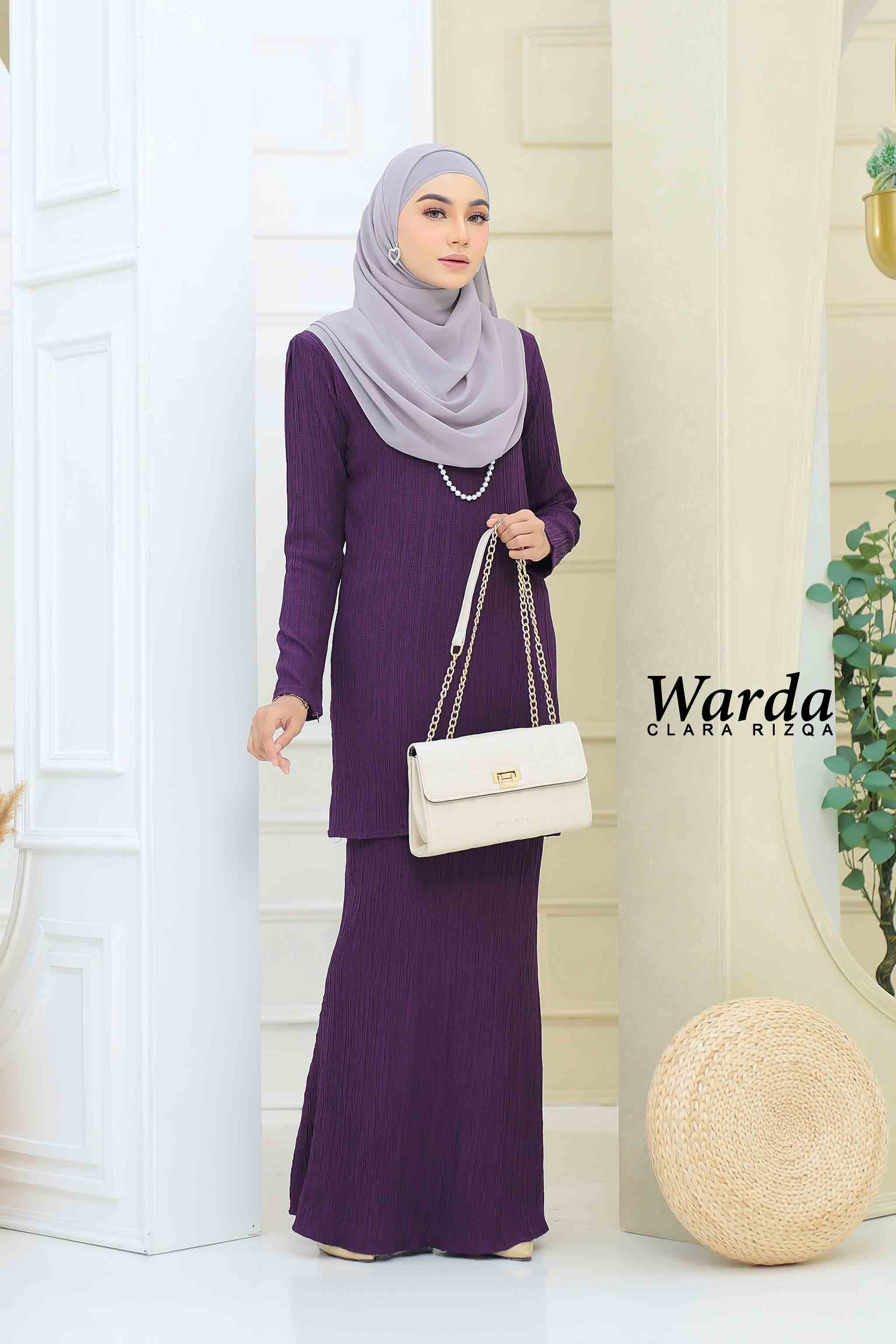 Warda - Dark Purple – Clararizqa